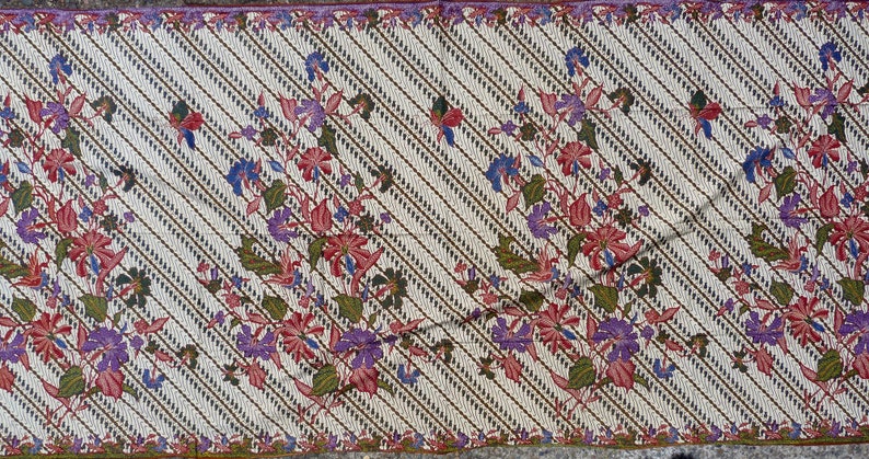 Batik Cotton Sarong Fabric Handmade Indonesian Batik Kain Tuli | Etsy