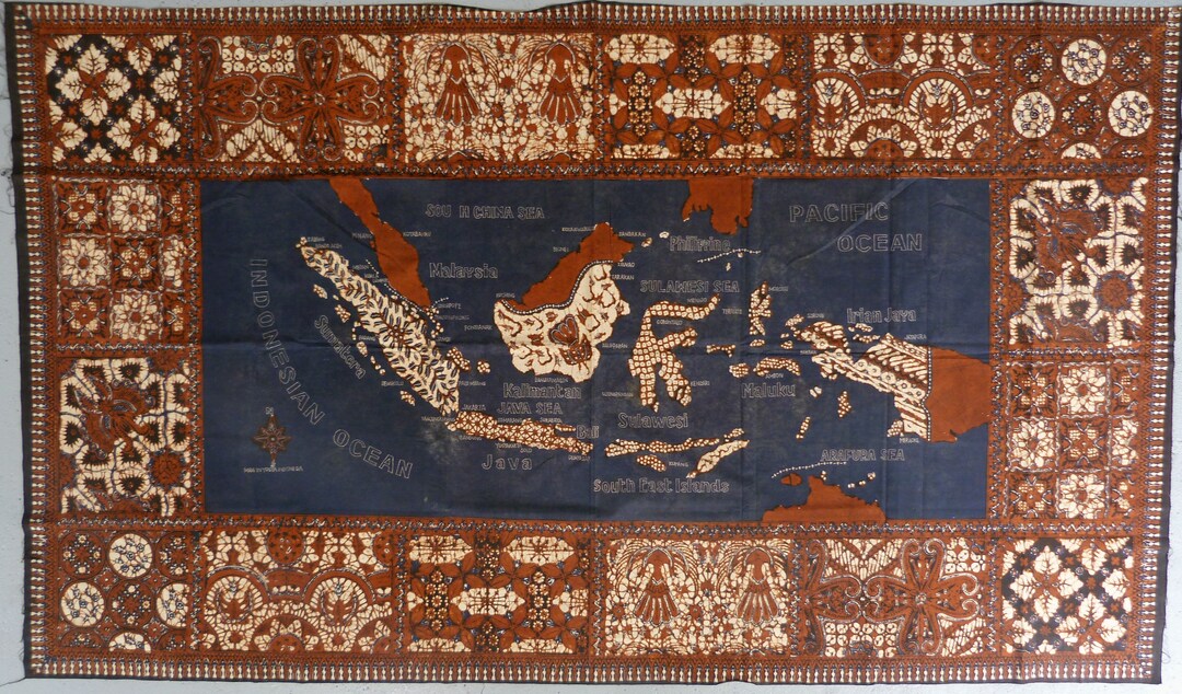 Batik Cotton Sarong Fabric Fully Handmade Indonesian Batik Kain Tulis ...