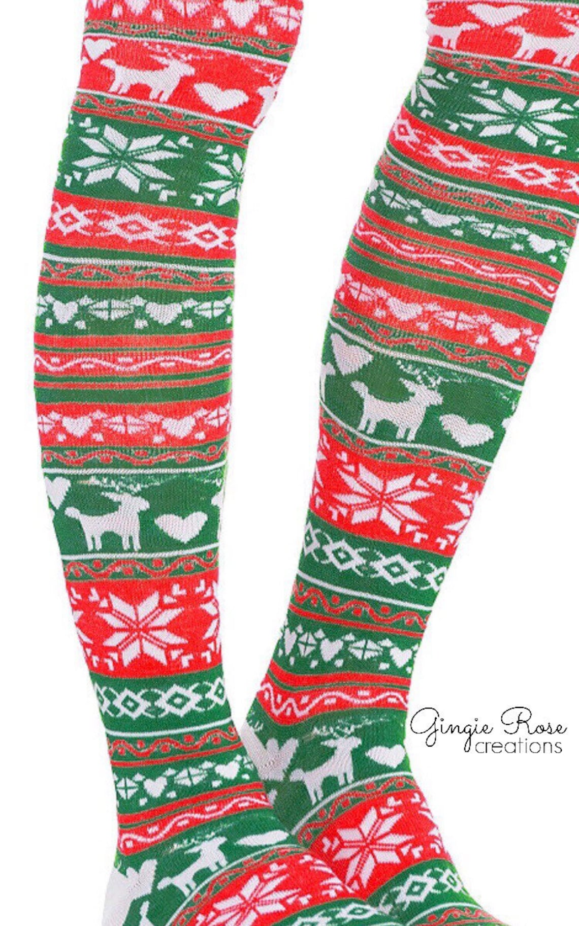 Ugly Christmas Sweater Socks Holiday Christmas Socks | Etsy