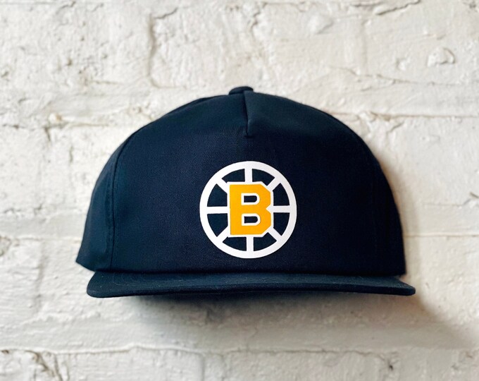 Boston Bruins Hat - Vintage Bruins Hat | Retro Boston Hat | Bruins Fan ...