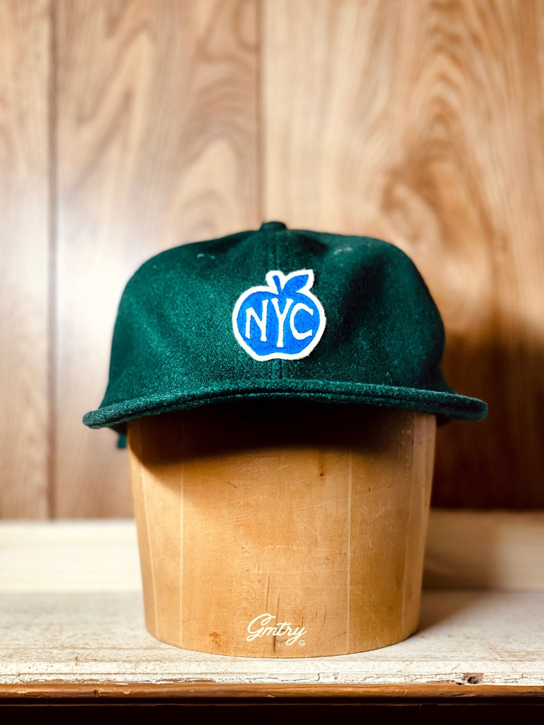 NYC Apple Hat Vintage NYC Hat Retro New York Hat Big Apple Hat NYC Hat ...