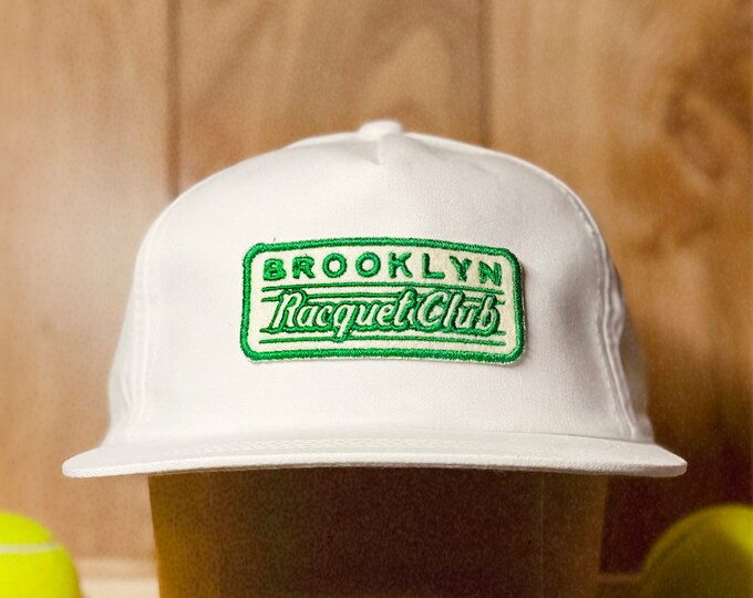 Brooklyn Racquet Club Hat - Vintage Tennis Hat | Vintage Brooklyn Hat ...