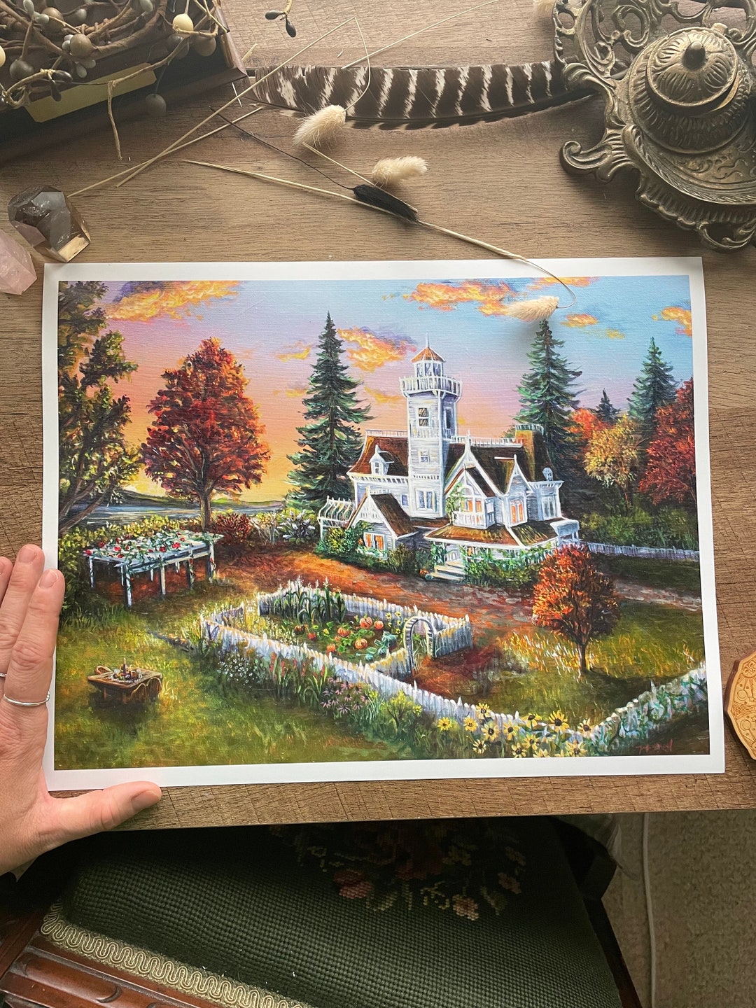 Fall Practical Magic Print - Etsy