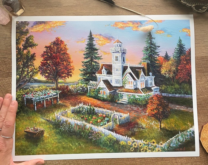 ORIGINAL Practical Magic Owens House Drawing Pen and Ink Fiction ...