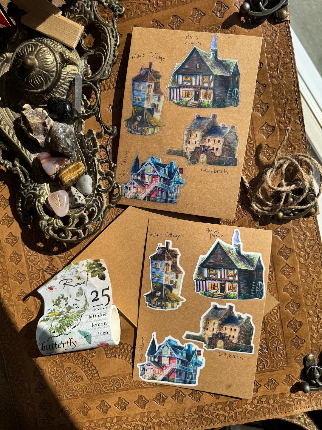 Small Die Cut House Stickers - Etsy