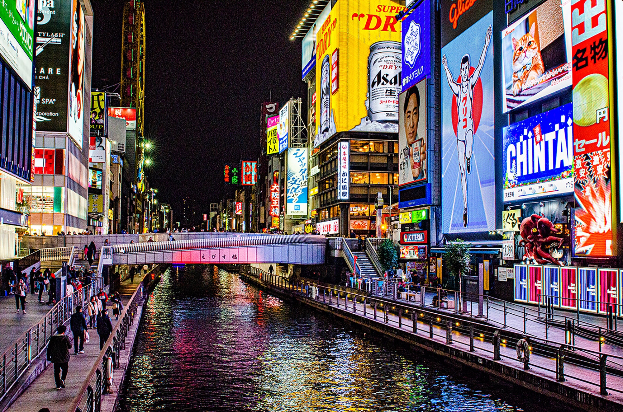 Japan Print, the Glico Man Sign - Etsy