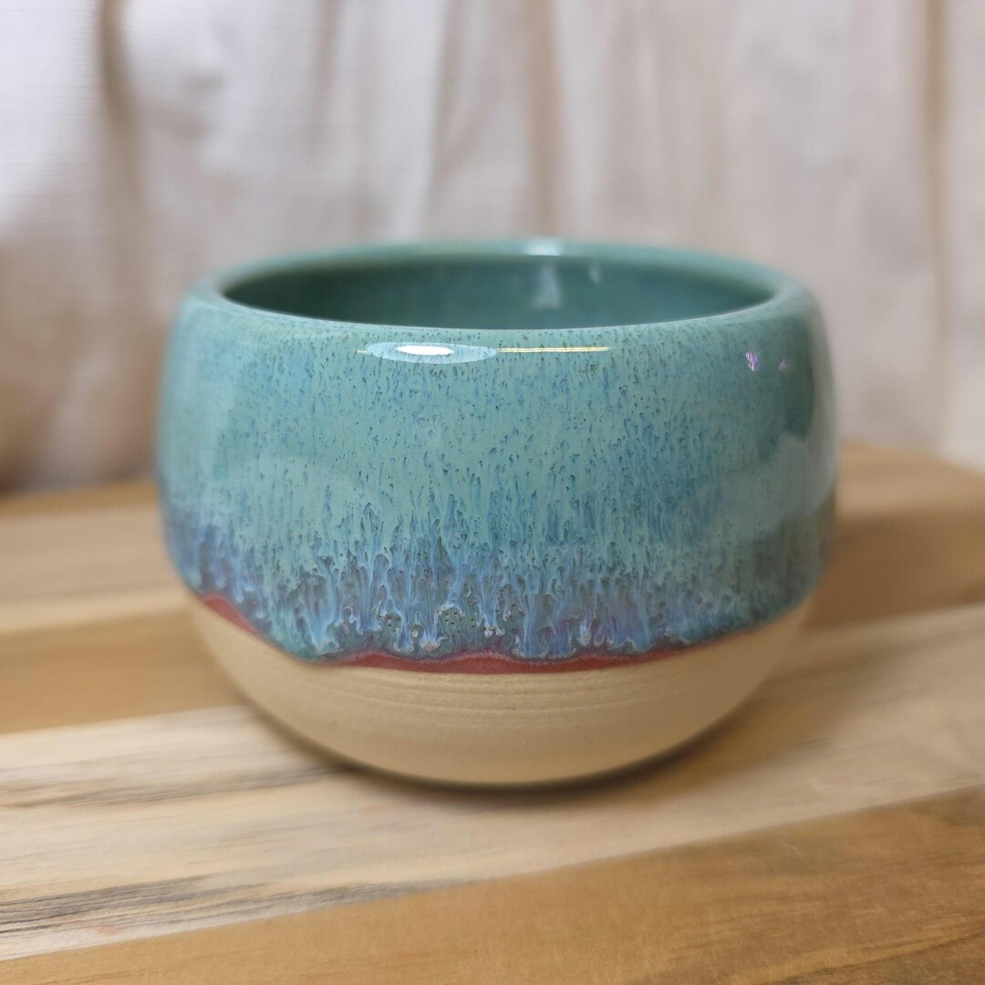 Handmade Green and Pink Mermaid Pottery Cup - Etsy