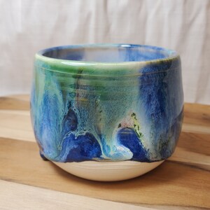 Handmade Colorful Pottery Thumb Cup - Etsy