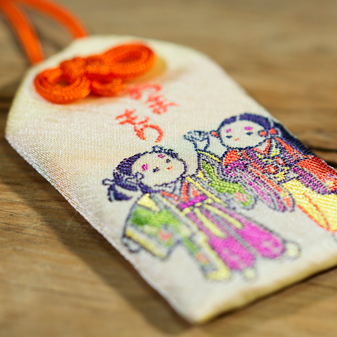 Japanese OMAMORI Charm Amulet From Japanese Buddhist From Kyoto * Kuma ...