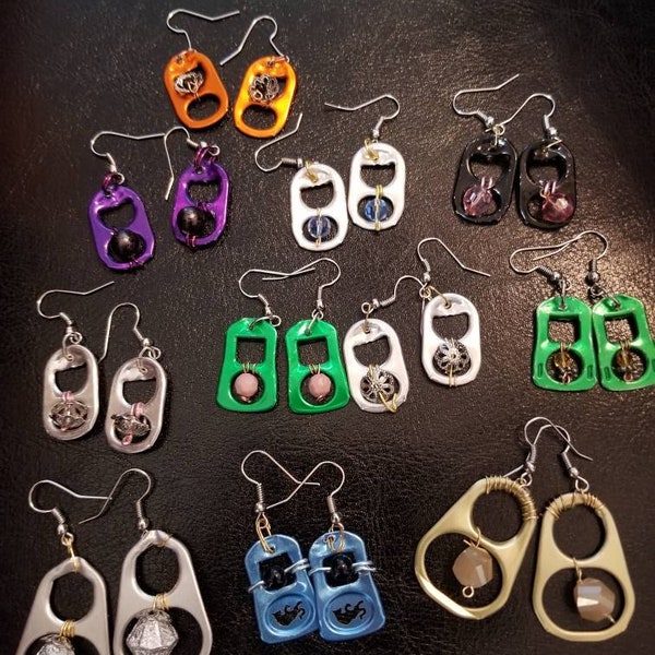 Pop Tab Earrings - Etsy