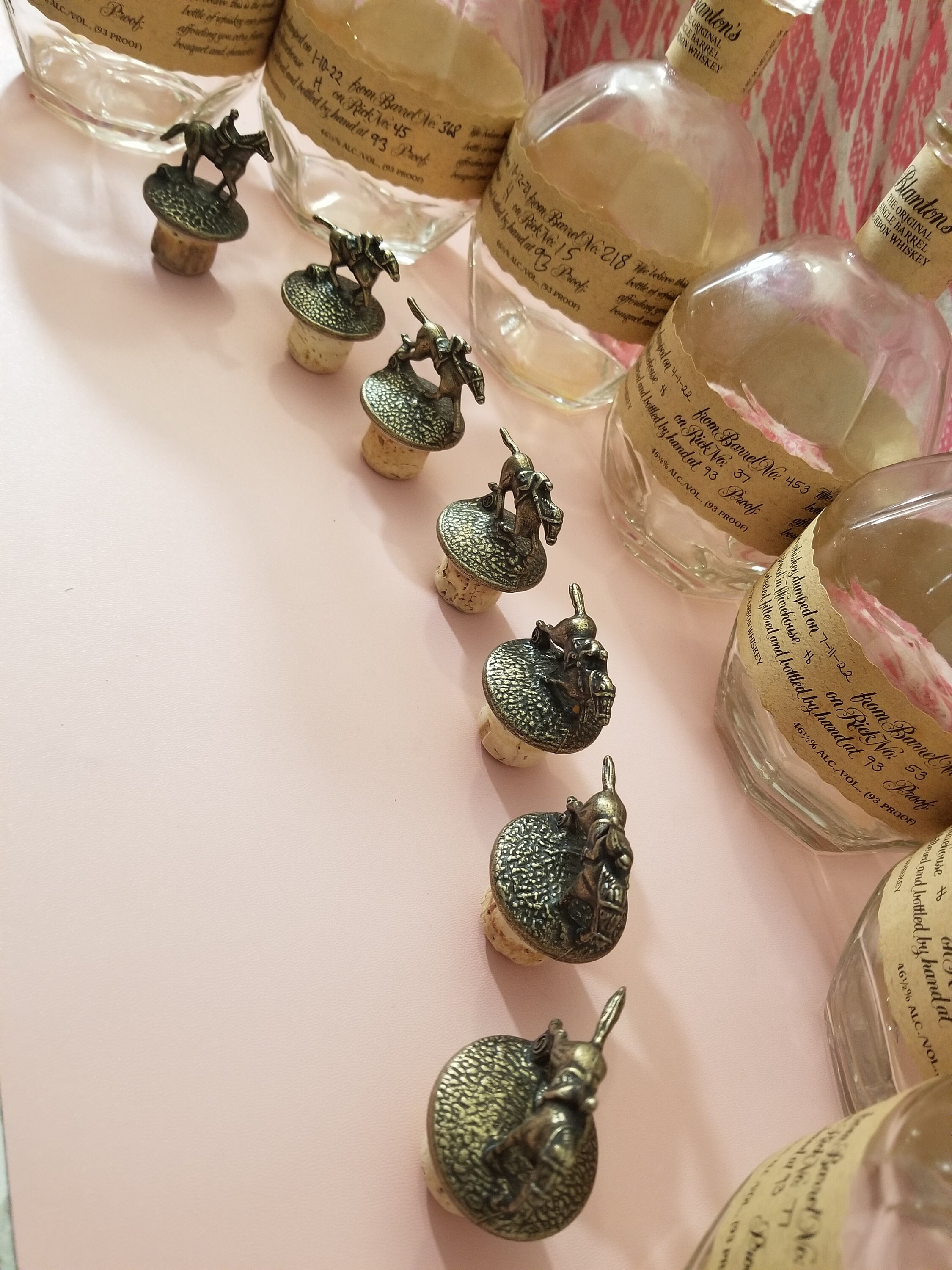 Collection of Blanton Bottles Complete Set - Etsy
