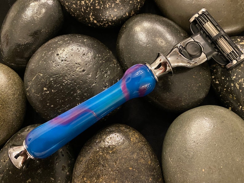 Handcrafted Mach 3 Razor Handle Unique Elegant Handmade - Etsy