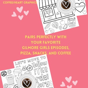 Gilmore Girls Coloring Pages Pack - TV Coloring Book - Gilmore Girls ...