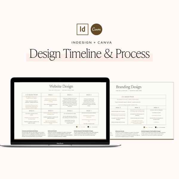 Timeline Template Project - Etsy