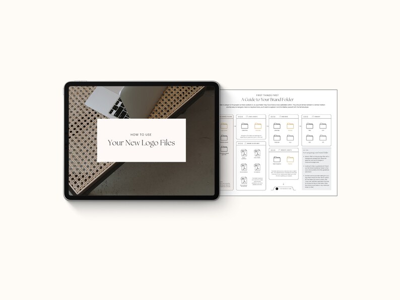 How to Use Your New Logo Files Logo Colour and File Usage - Etsy