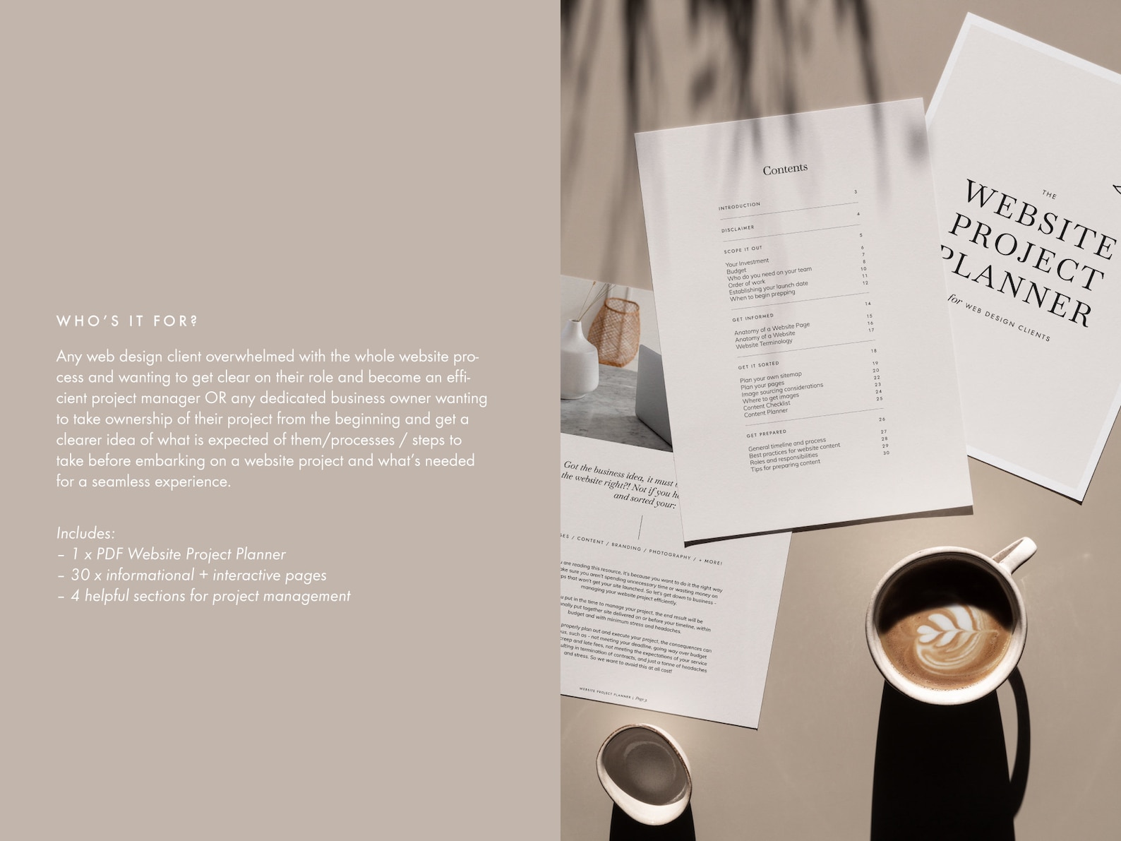 The Website Project Planner – for Web Design Clients | PDF Guide - Etsy