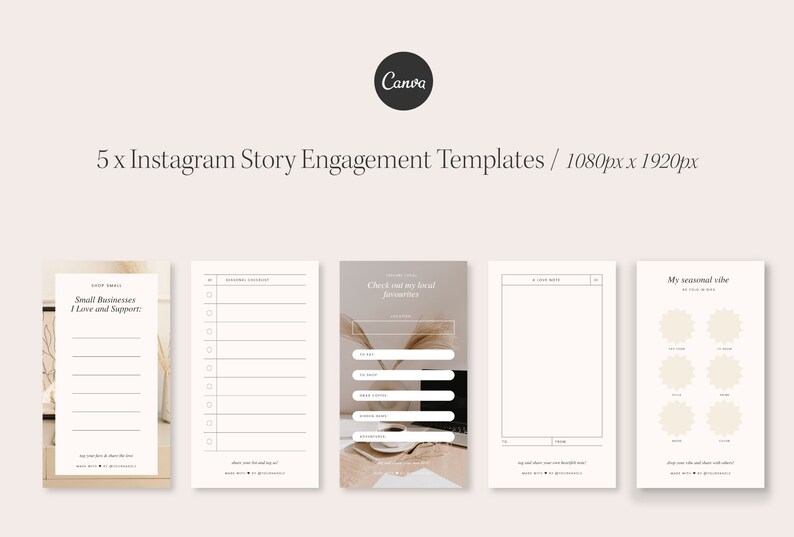 Season Style Template Bundle | Pinterest | Instagram | Blog | Canva ...