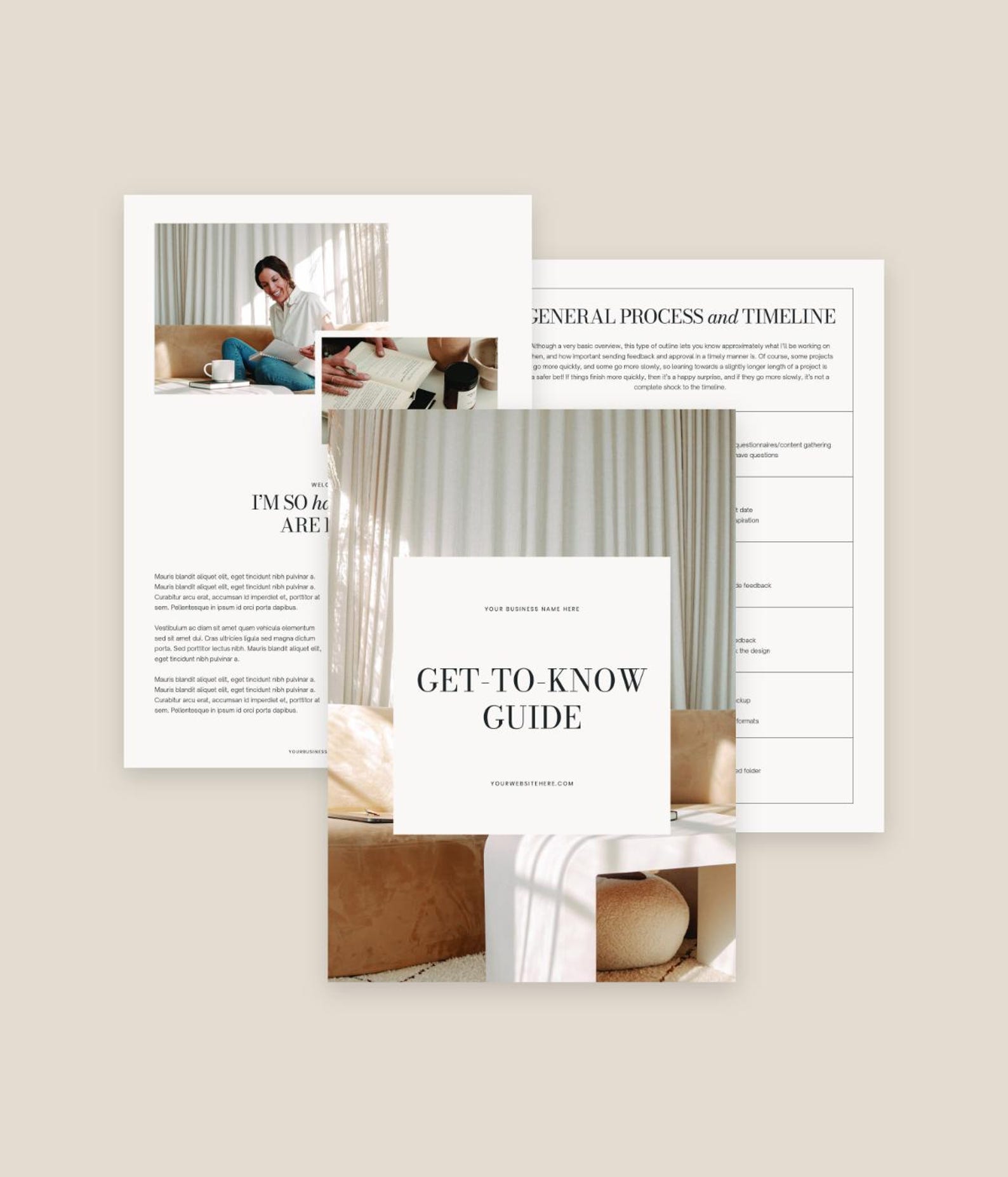 Get-to-know Guide | Welcome Guide | Info and Intro Packet | Services ...