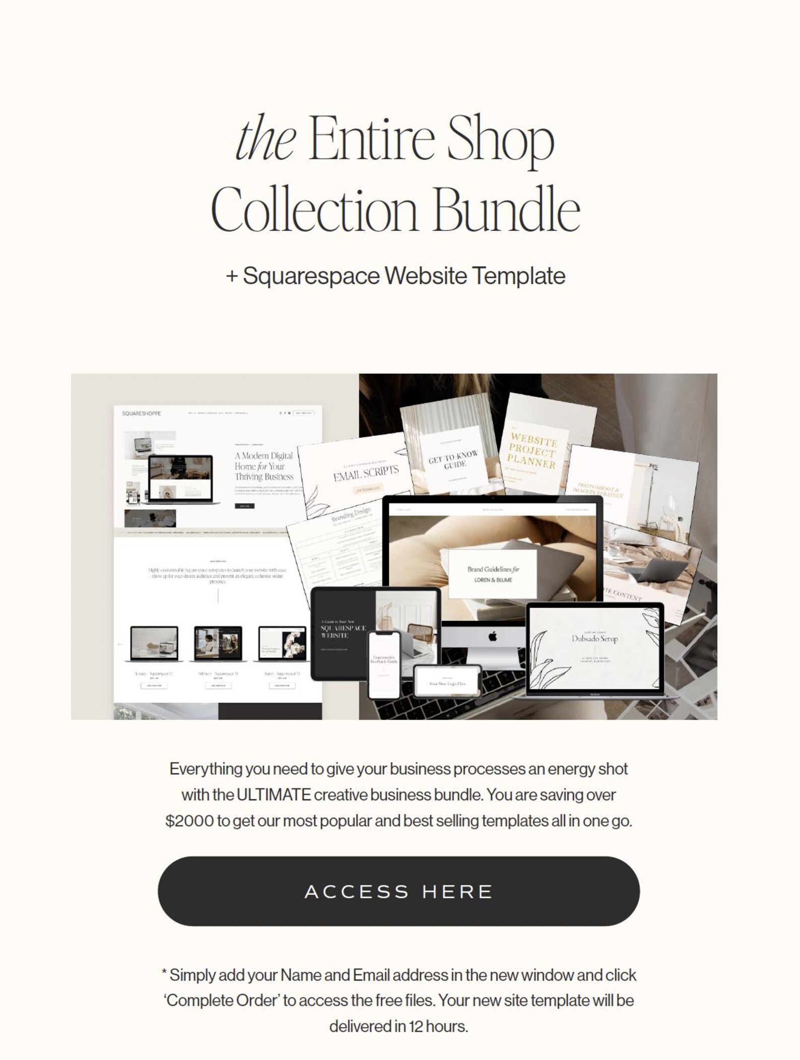 The Entire Shop Collection Bundle | 40+ Essential Process Templates ...