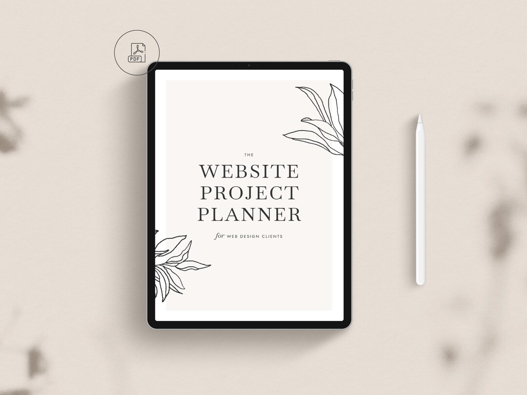 The Website Project Planner – for Web Design Clients | PDF Guide - Etsy
