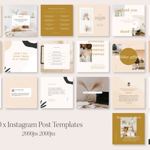 Season Style Template Bundle | Pinterest | Instagram | Blog | Canva ...