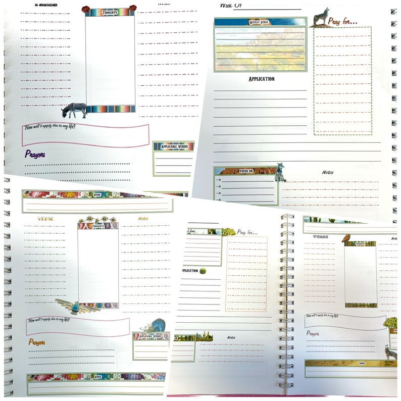 Weekly Devotional, Prayer Journal - Etsy