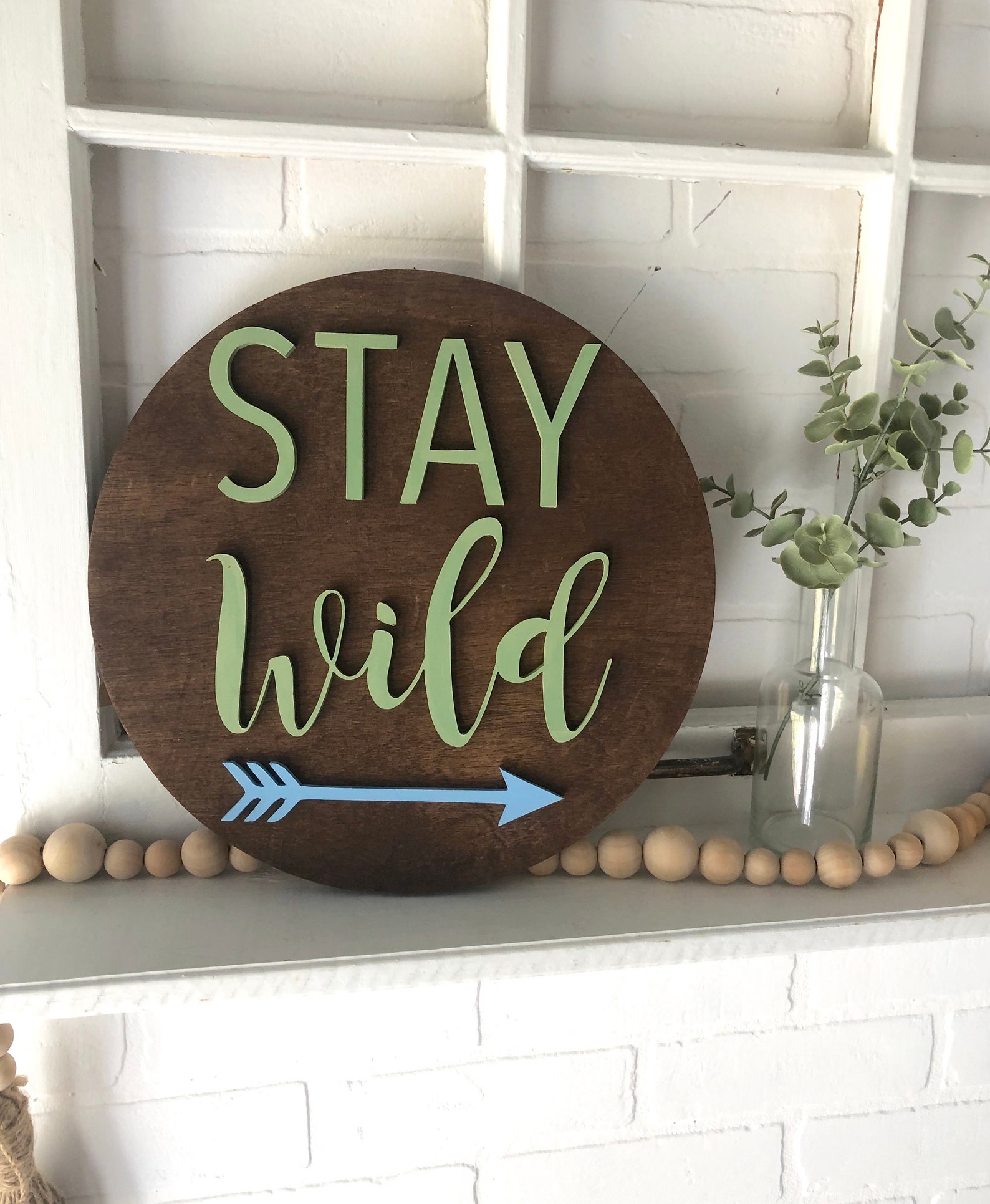 Stay Wild Sign Nursery Decor Home Decor Arrow Nursery - Etsy