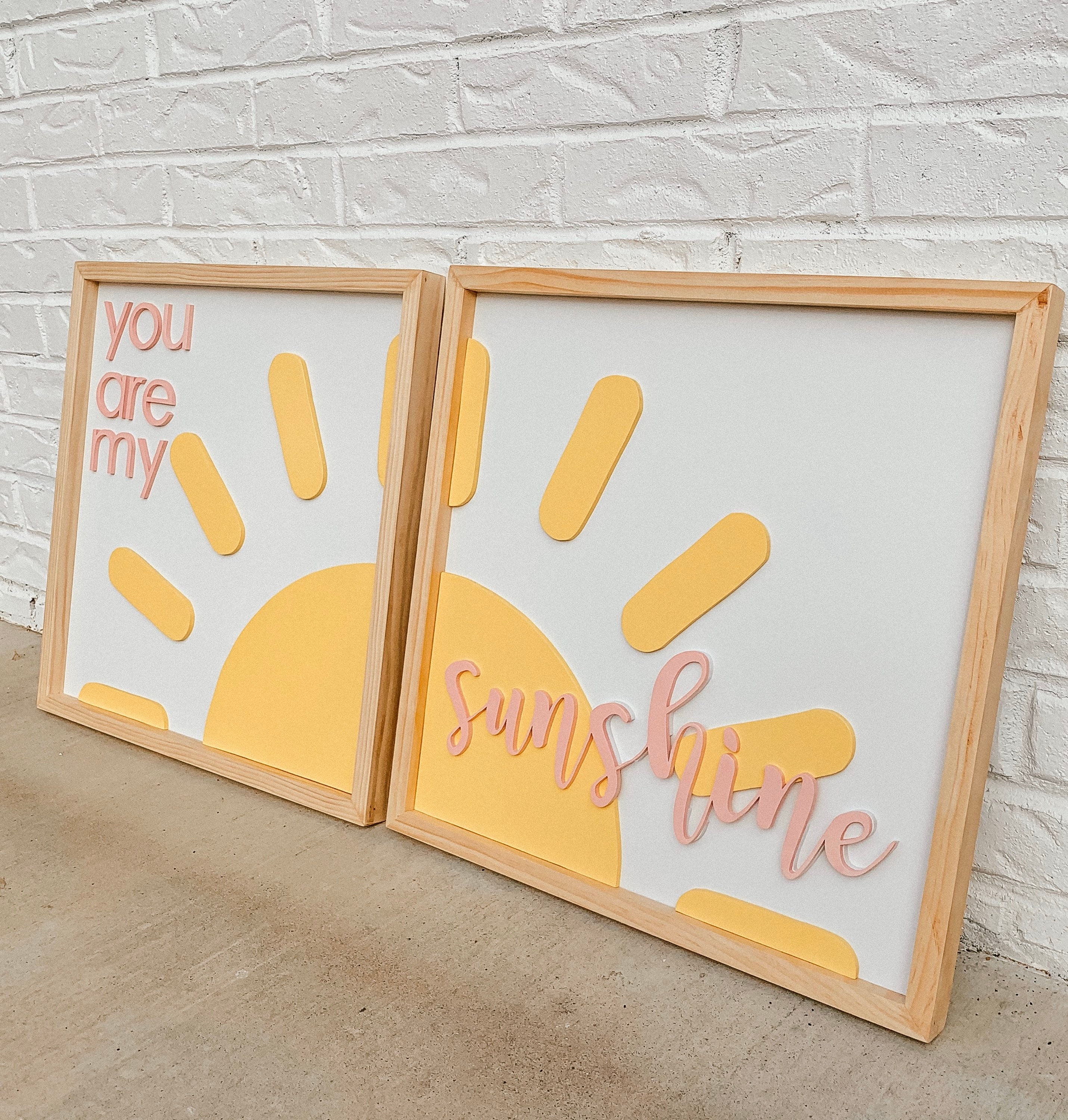 You Are My Sunshine Sign Nursery Decor Sunshine Nursery - Etsy UK