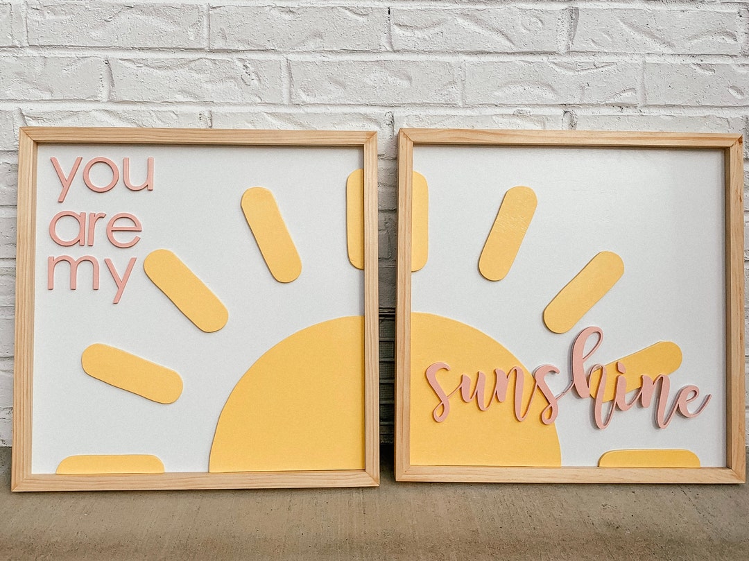 You Are My Sunshine Sign | Nursery Decor | Sunshine Nursery | Sunshine ...