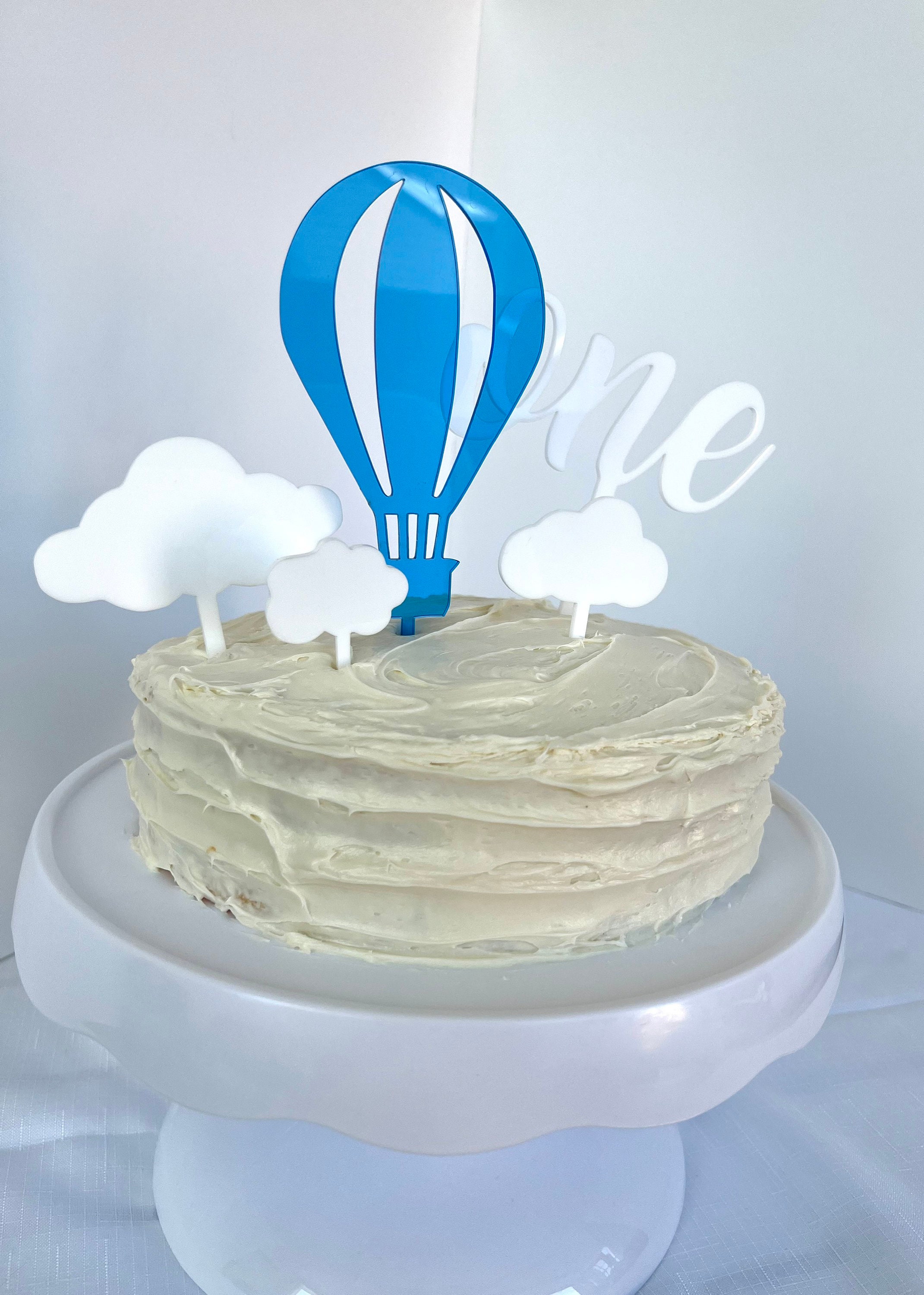 Acrylic Hot Air Balloon Cake Topper | Baby Shower Decor - Etsy