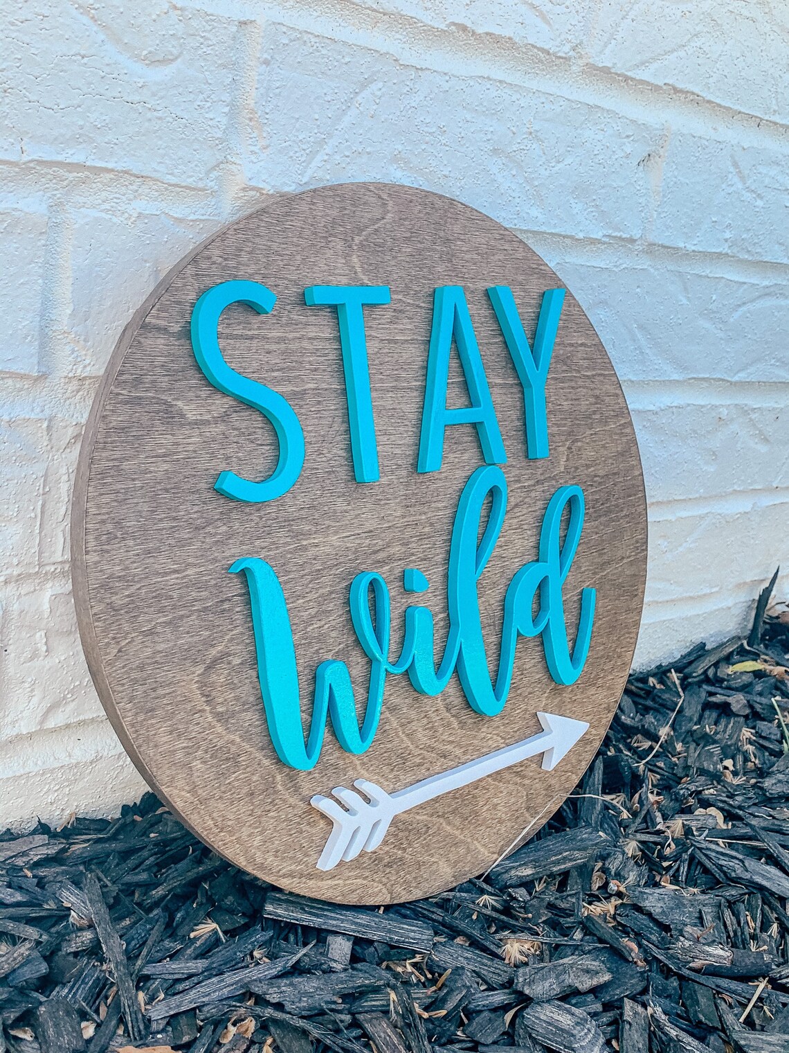 Stay Wild Sign Nursery Decor Home Decor Arrow Nursery - Etsy