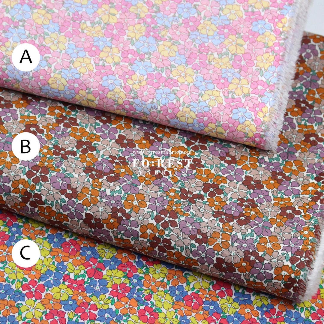 Liberty of London (cotton Tana Lawn Fabric) - Sadie Rose Retold - 50cm ...