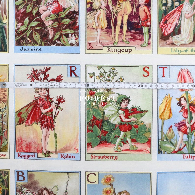 Michael Miller - Cotton - Cicely Mary ALPHABET PANEL - 60cm - Etsy