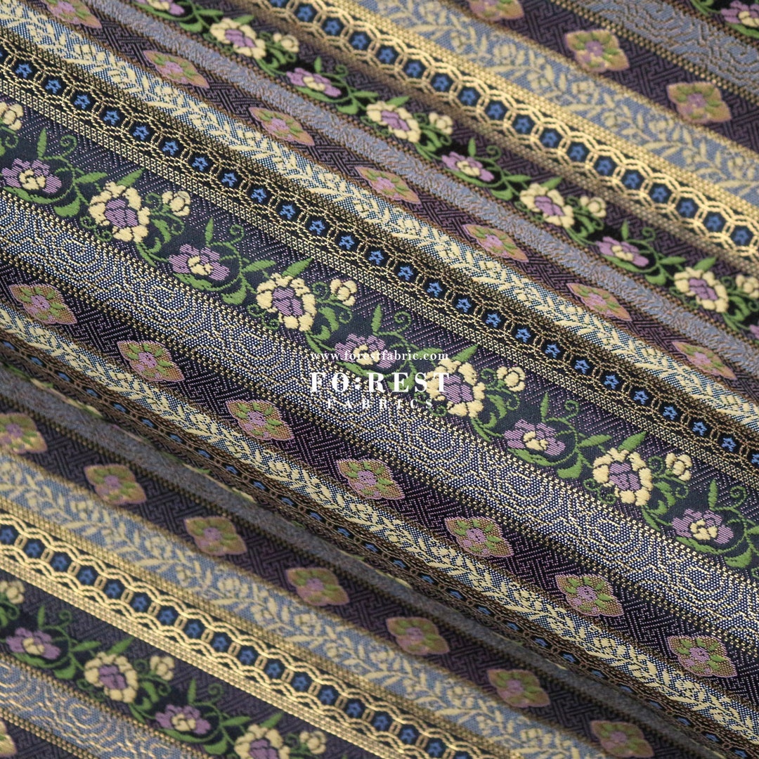 Gold Brocade - Genji Monogatari Emaki Story Japanese Style KINRAN ...