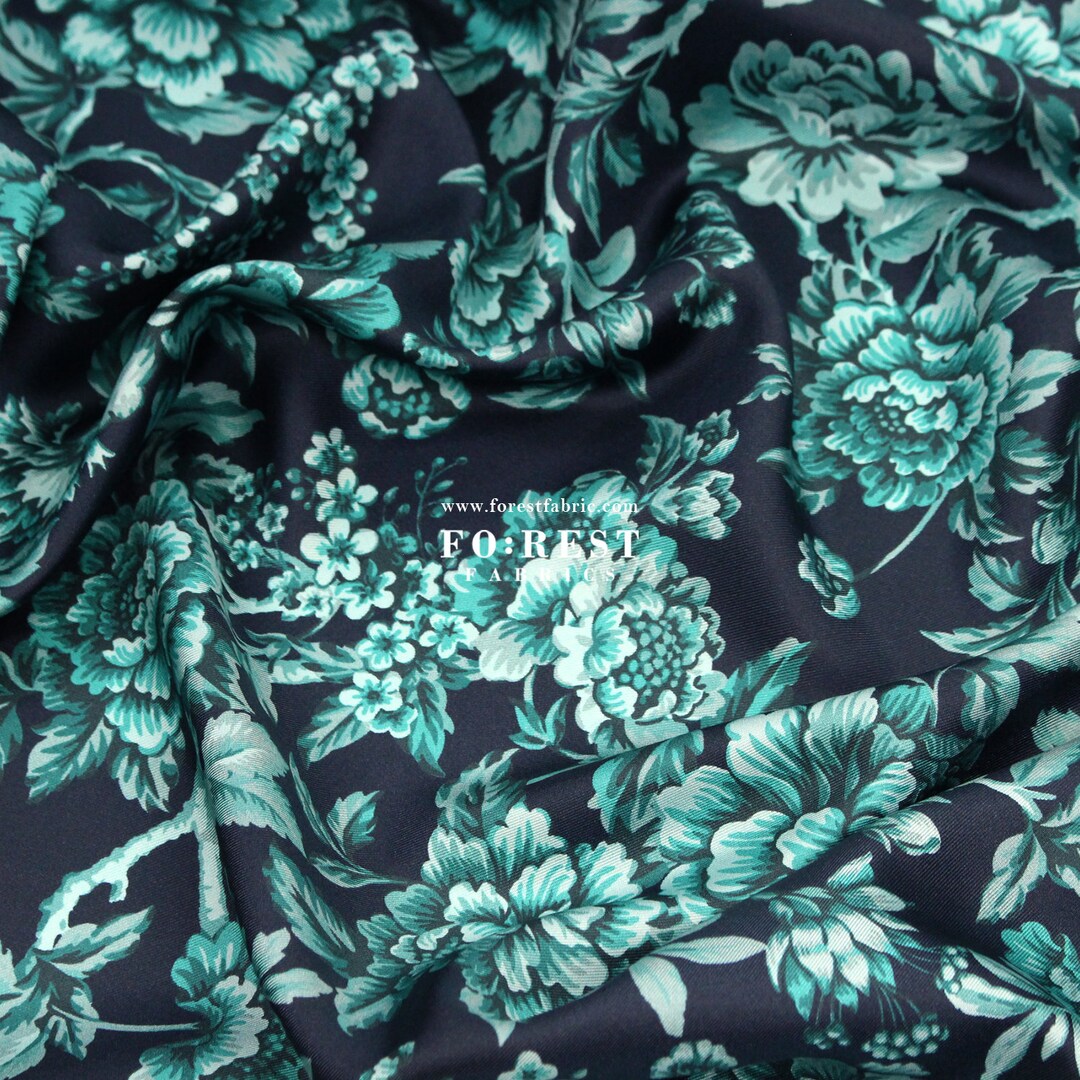 Liberty of London (silk Twill Fabric) - Regency Trail - 50cm - Etsy