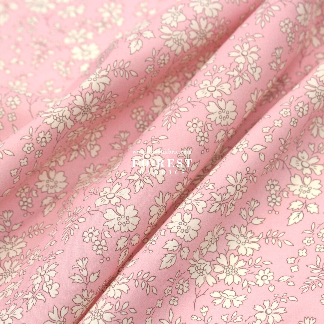 Liberty of London (tana Lawn Cotton Fabric) - CAPEL PINK - 50cm - Etsy
