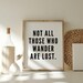 Jrr Tolkien Poem Quote Wall Art for Artsy Gift – Motivational Not All ...