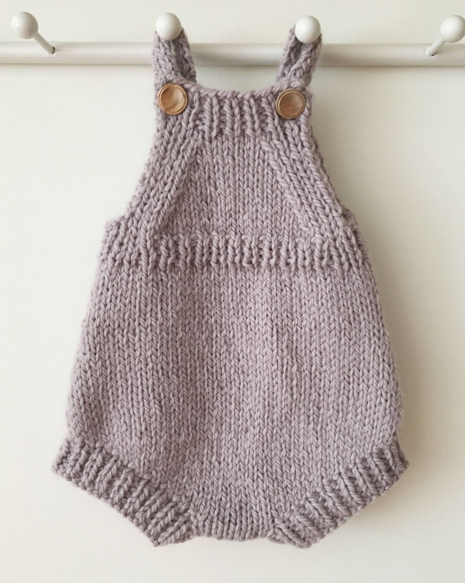 Baby Playsuit Knitting Pattern Pip Knitted Romper PDF | Etsy