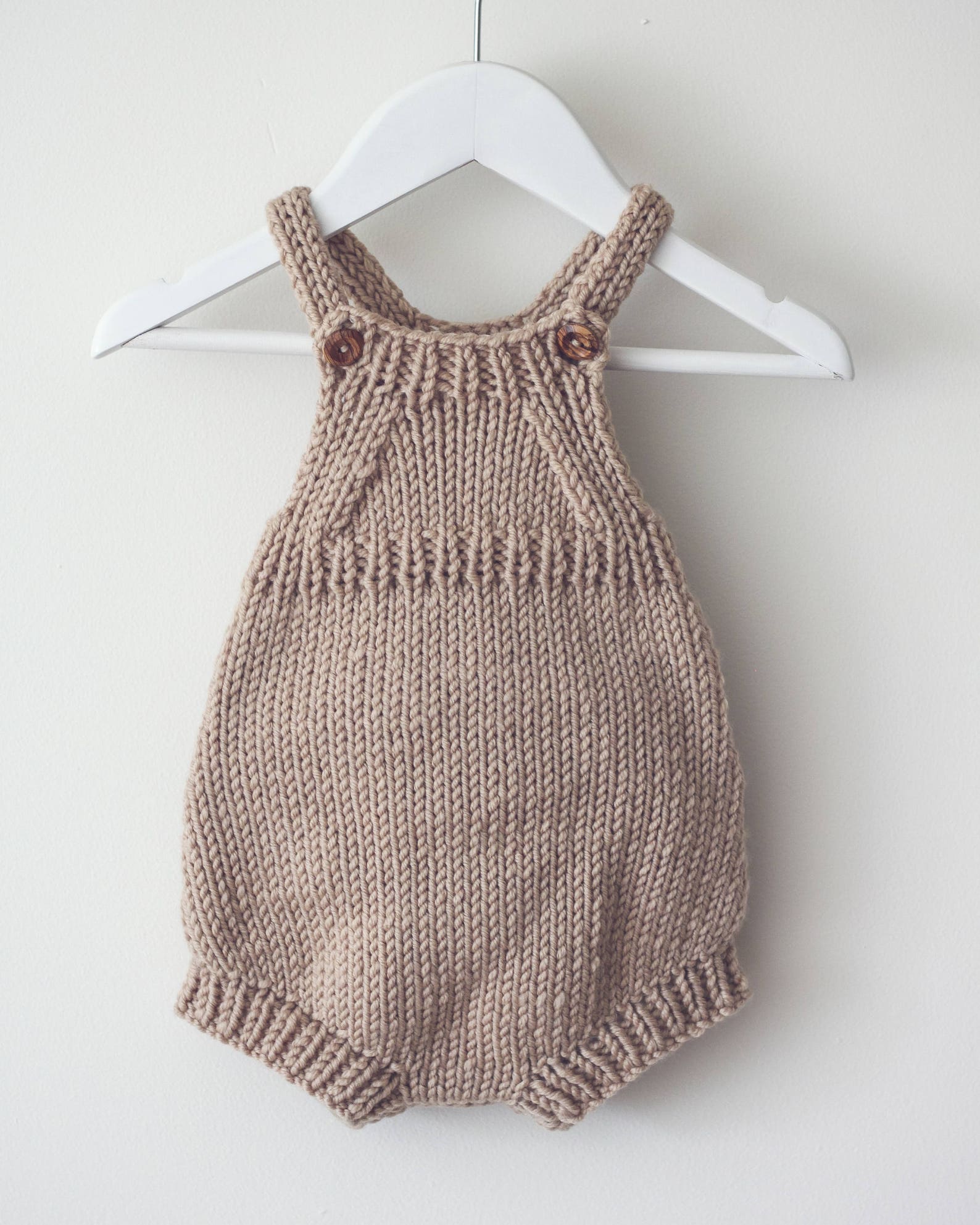 Baby Playsuit Knitting Pattern - Pip Knitted Romper PDF Knitting ...
