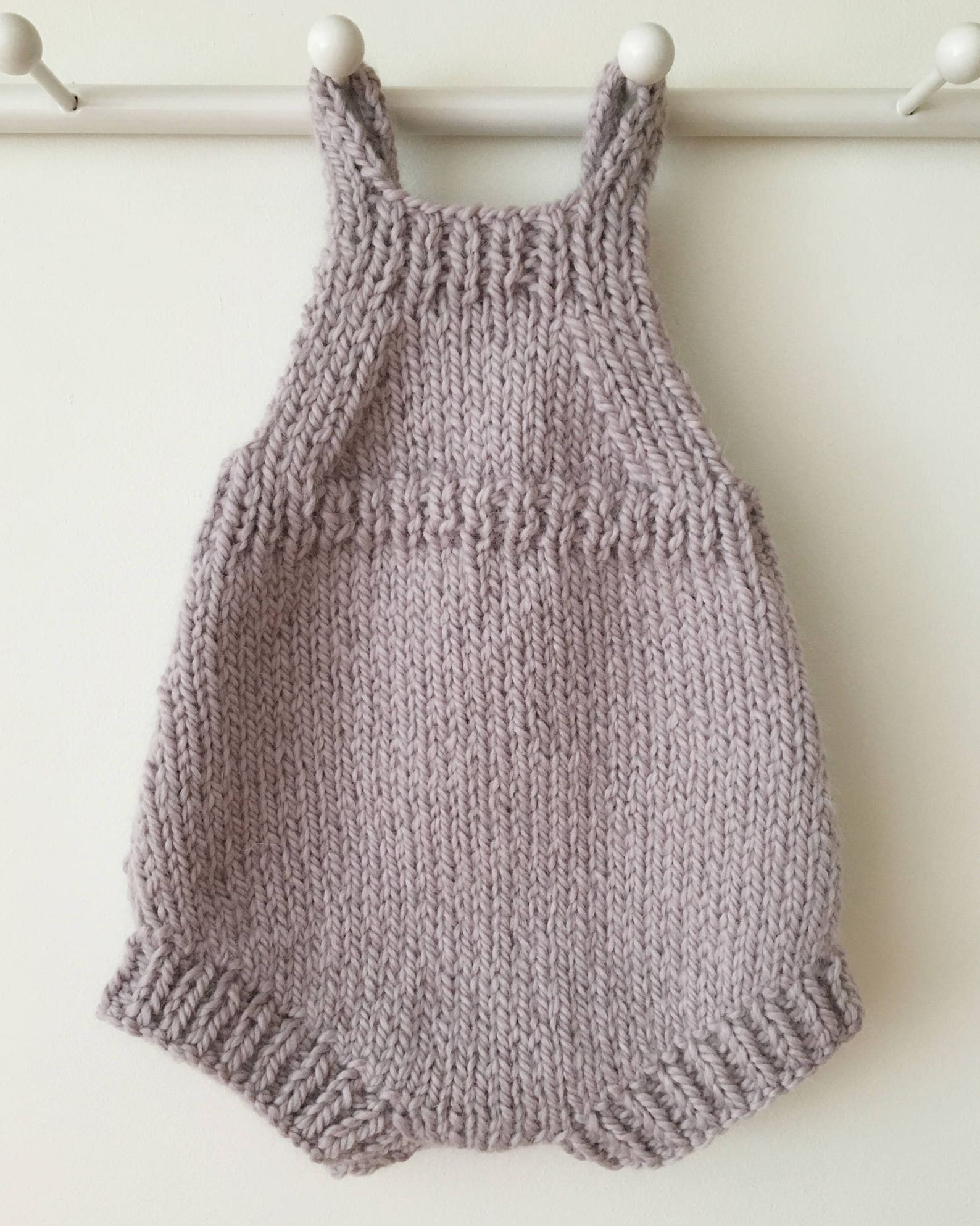 Baby Playsuit Knitting Pattern Pip Knitted Romper PDF - Etsy