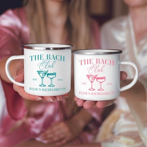 The Bach Club Mugs, Social Club Bachelorette Cups, Bridal Party Mugs ...