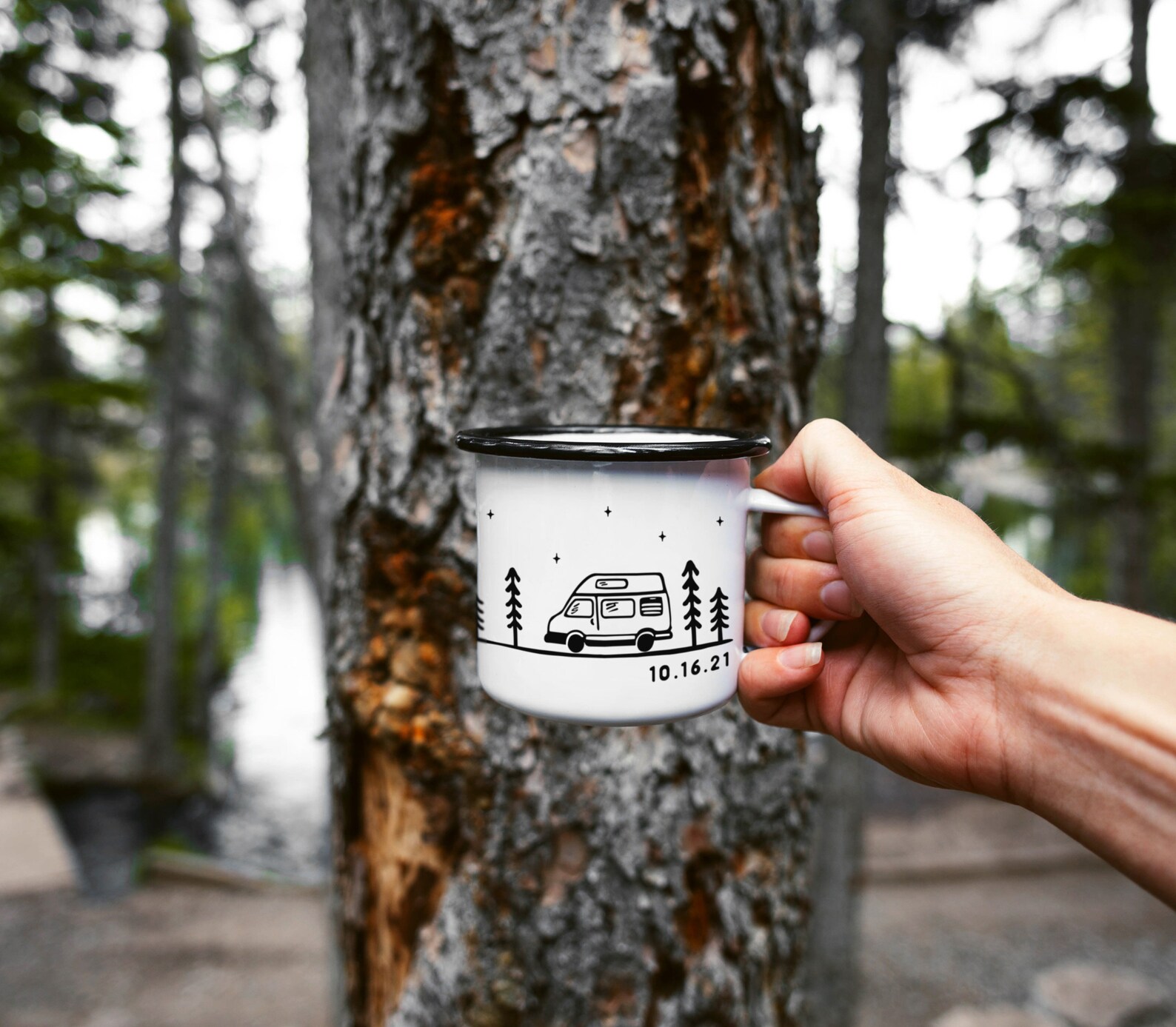 RV Gift Campervan Gift Custom Van Life Camping Mug Vanlife | Etsy