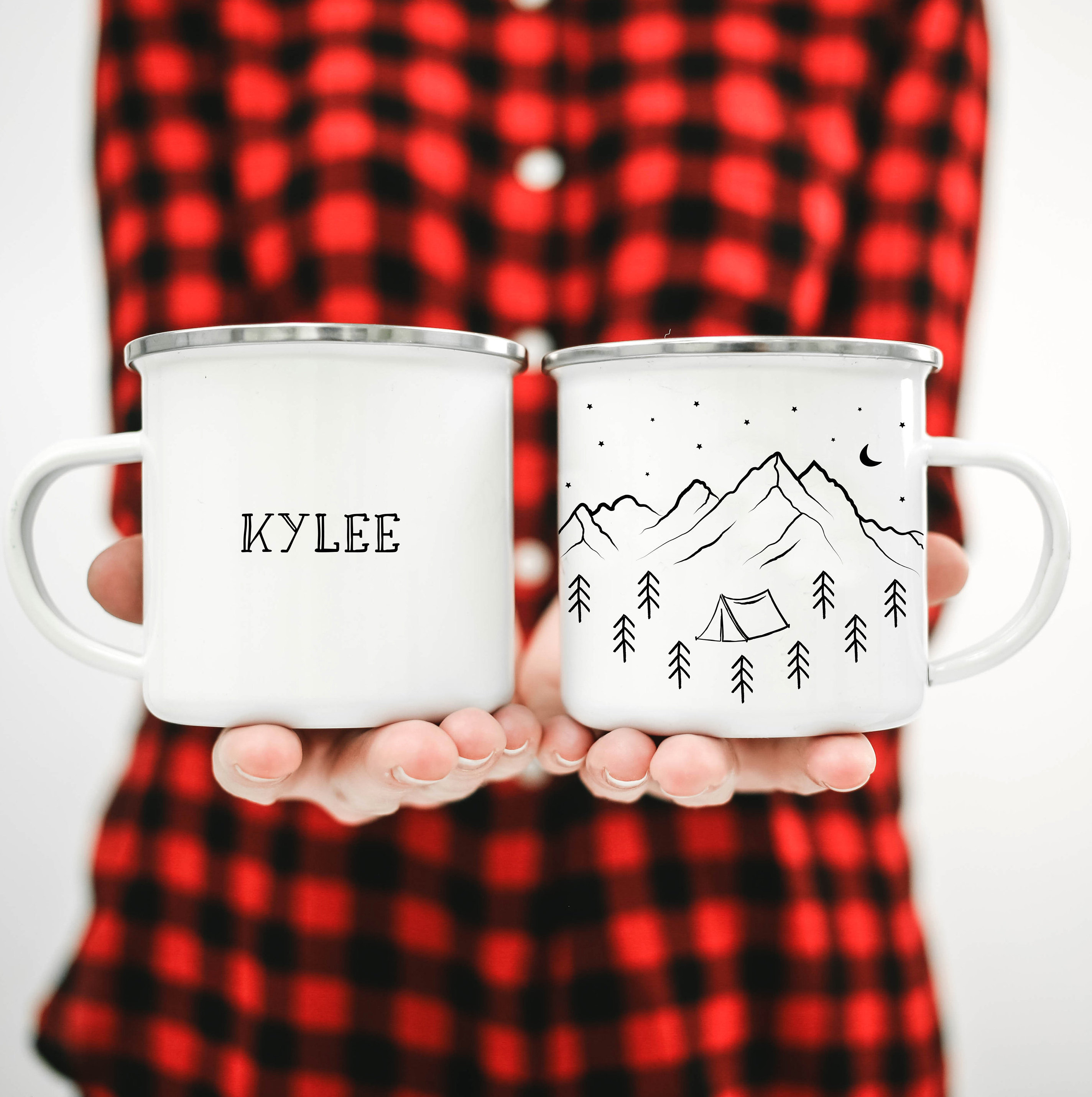 Personalized Campfire Mug Custom Camp Mug With Name Mountain | Etsy