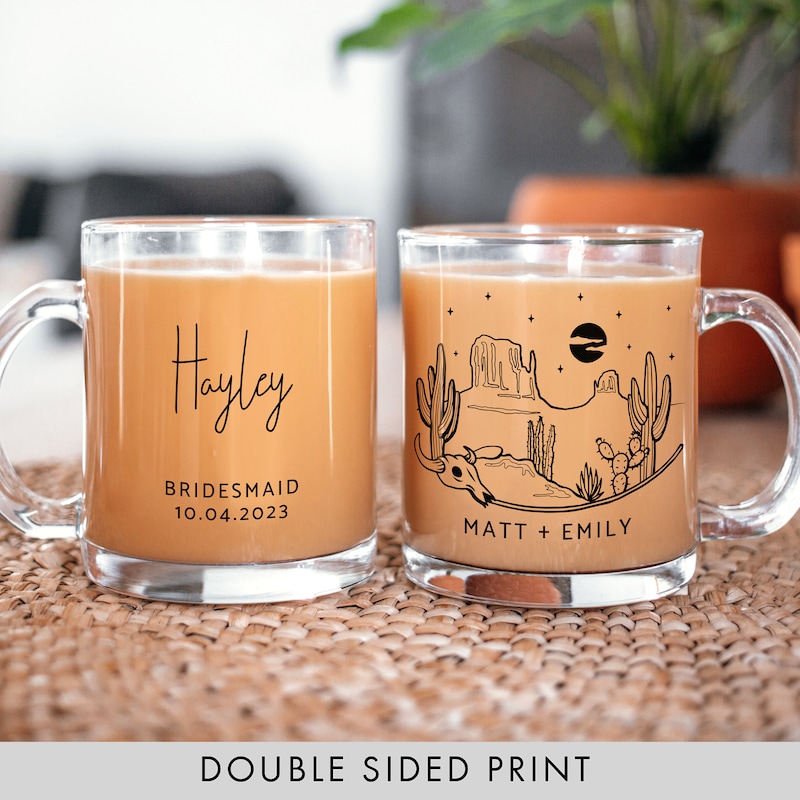 Custom Desert Wedding Mugs - Etsy