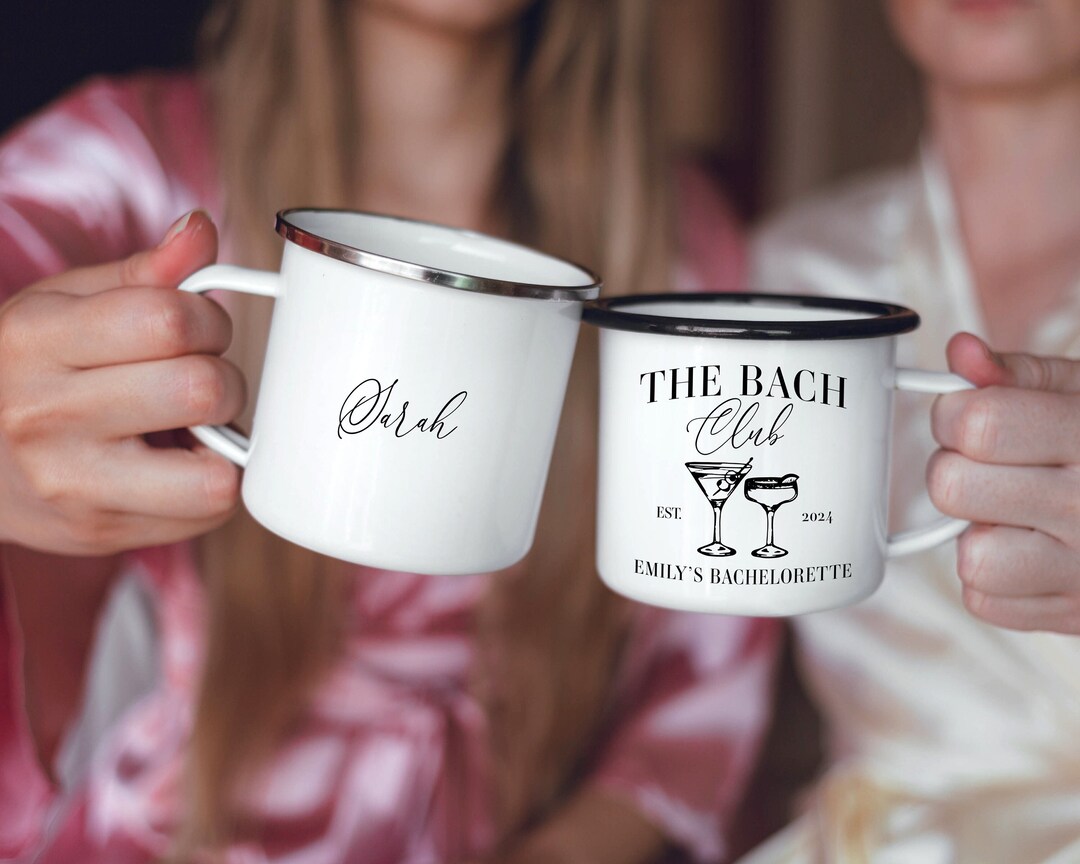 The Bach Club Cups Social Club Bachelorette Gifts Bridal Party Mugs ...