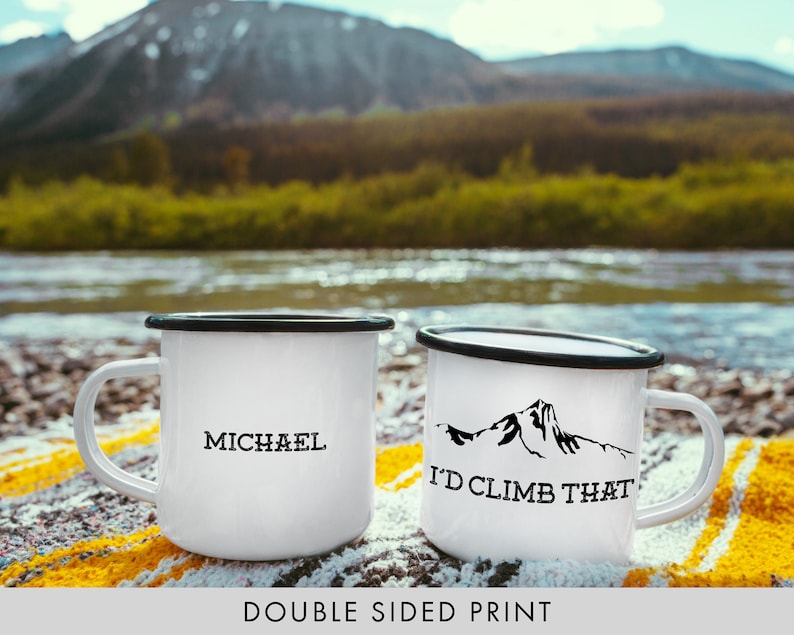 Personalized Climbing Gift Rock Climbing Mug I'd Climb That Outdoor ...