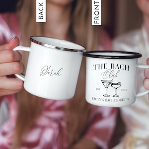 The Bach Club Mugs, Social Club Bachelorette Cups, Bridal Party Mugs ...