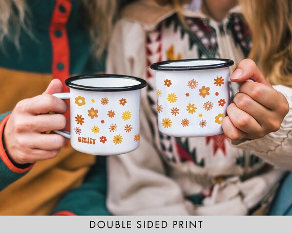 70s Bachelorette Retro Mug 60s Floral Mug Retro Wedding - Etsy