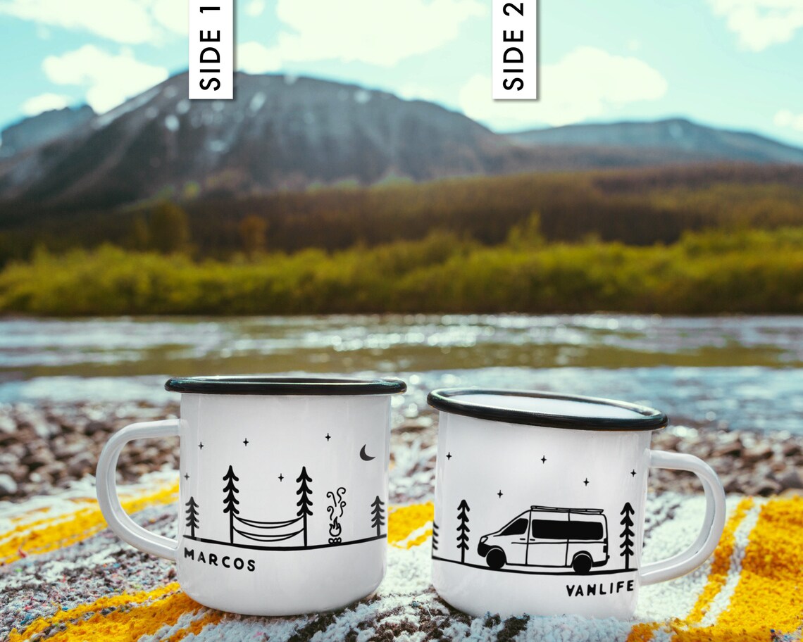 RV Gift Campervan Gift Custom Van Life Camping Mug Vanlife | Etsy