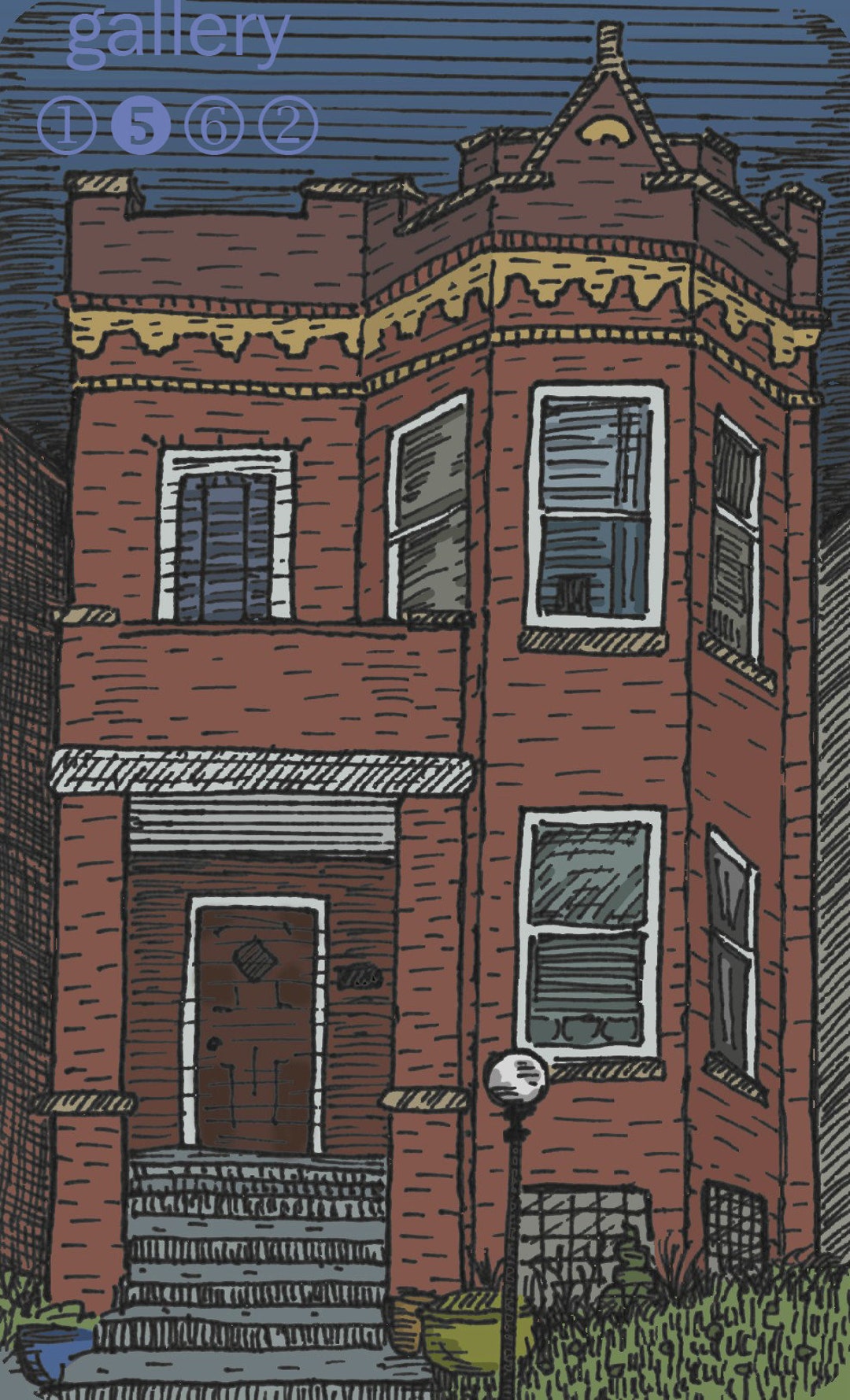 Logan Square Brick 2-flat, Chicago - Etsy